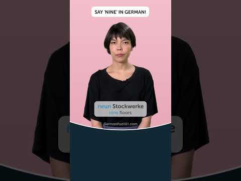 Nine: in German π©πͺ #shorts #German