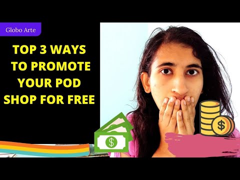Top 3 ways to promote your POD/Redbubble shop for free #shorts