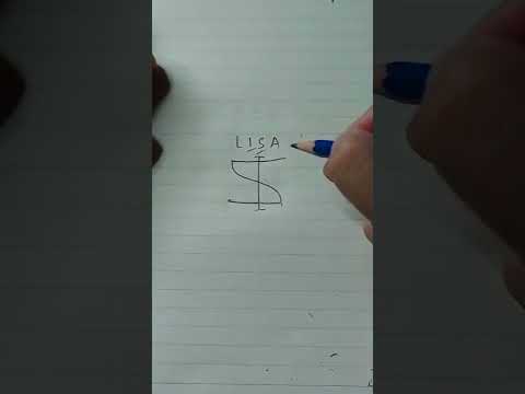 LISA name logo design for clothing, apparel, streetwear brand