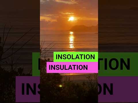 What's the difference between insolation and insulation? #wordformation