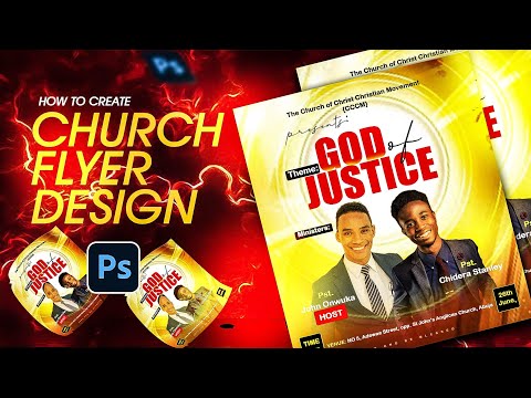 How to Design Church Flyers in Photoshop | Step by Step Guide | Church Flyer Design Photoshop!
