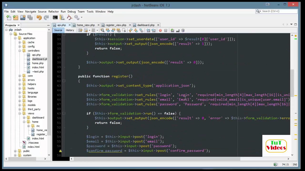 PHP Codeigniter - Refactoring an API and Javascript - Lecture 6