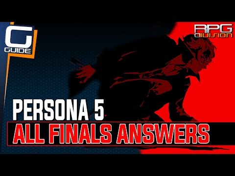 Persona 5 - All Finals (July) Answers