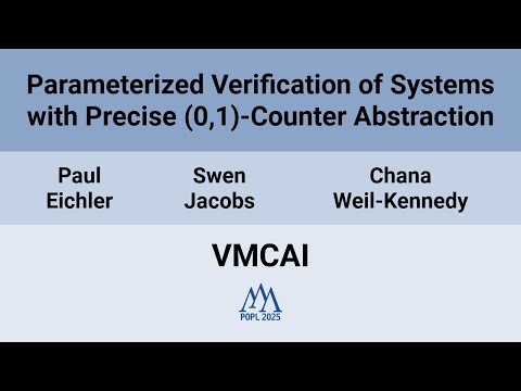 [VMCAI'25] Parameterized Verification of Systems with Precise (0,1)-Counter Abstraction