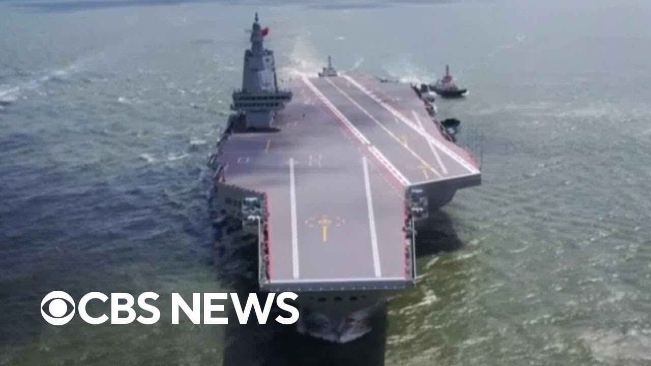 China unveils new aircraft carrier