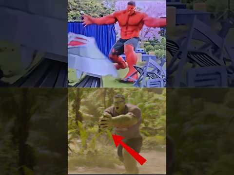 How Red Hulk Learn the Thunderclap? 🤔 #hulk #ironman #marvel #shorts