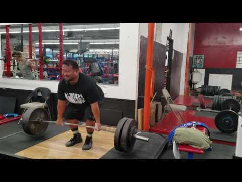 HIGA MONSTER deadlifts in Corvallis, Oregon 12/16/16