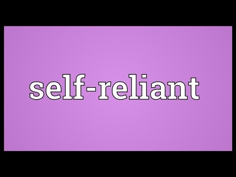 Self-reliant Meaning