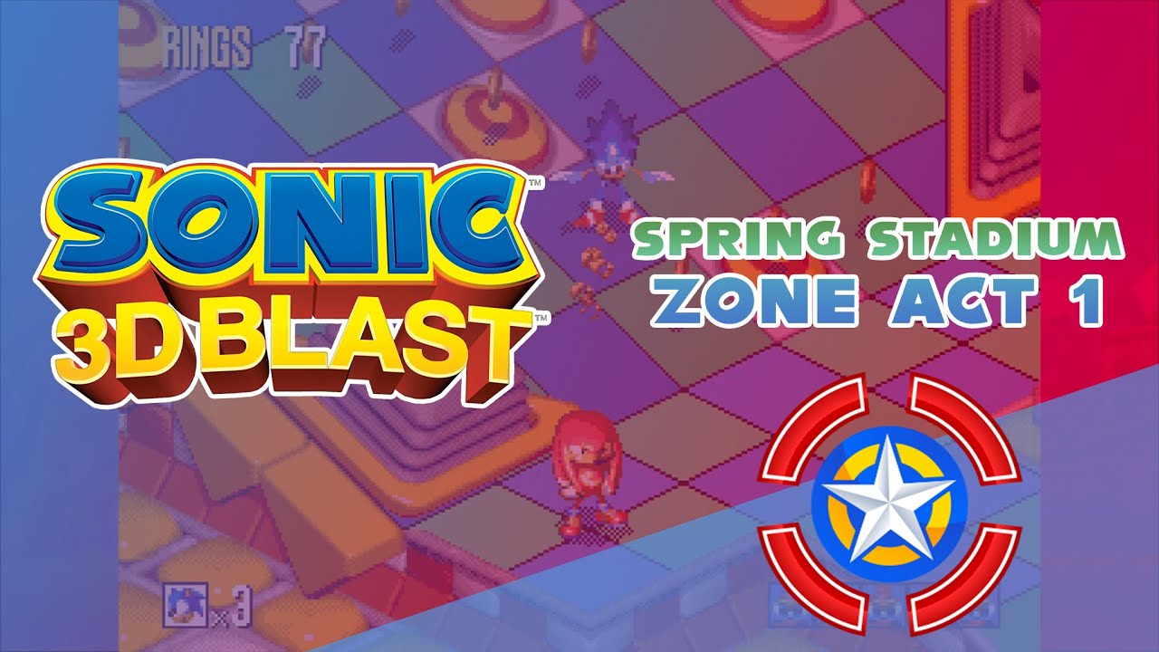Spring Stadium Zone Act 1 | Sonic 3D Blast