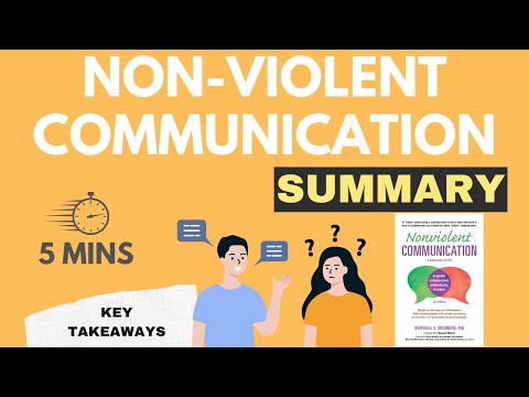 Mastering Communication | Summary of ‘Nonviolent Communication’ book by Marshall Rosenberg