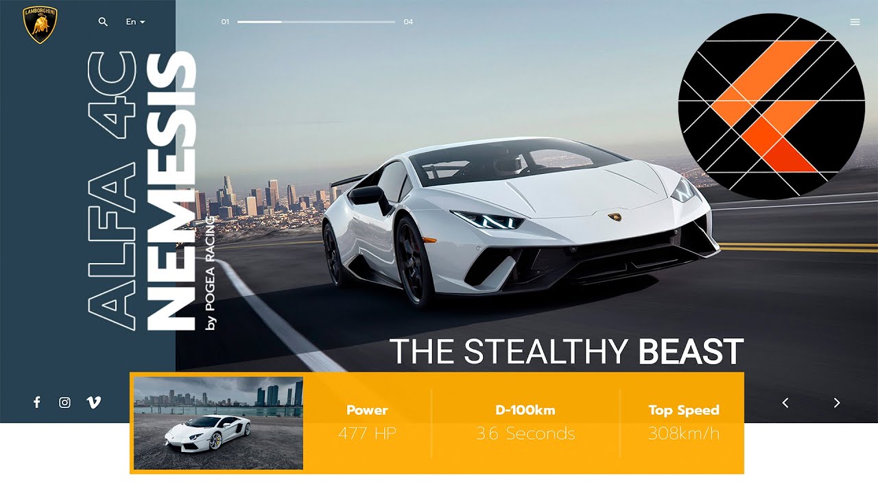 Flutter Challenge #8 - Super Car Website (FREE GitHub)