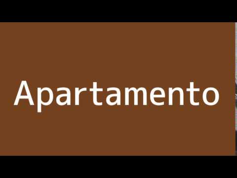 How to say Apartment in Spanish