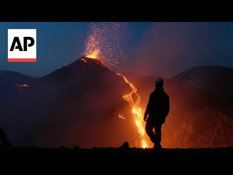 WATCH: Mount Etna erupts in Sicily