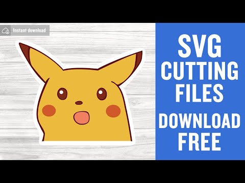 Surprised Pikachu Svg Free Cut File for Cricut