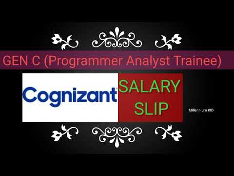 cognizant in hand salary for freshers 2022||cognizant payslip for gen c role|CTS GEN C salary slip