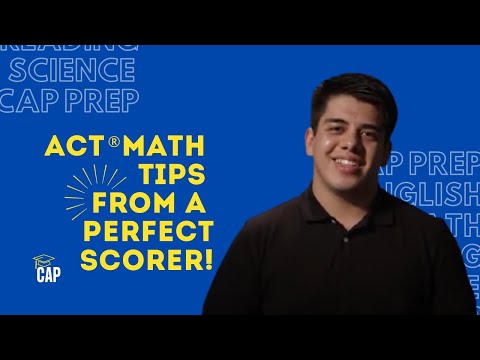 Math Calculator - ACT® Tips with Edgar Lozano (Perfect Scorer)