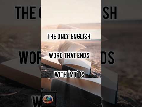 The only english word that ends with "MT" is... #english #dailylearning #shortvideo