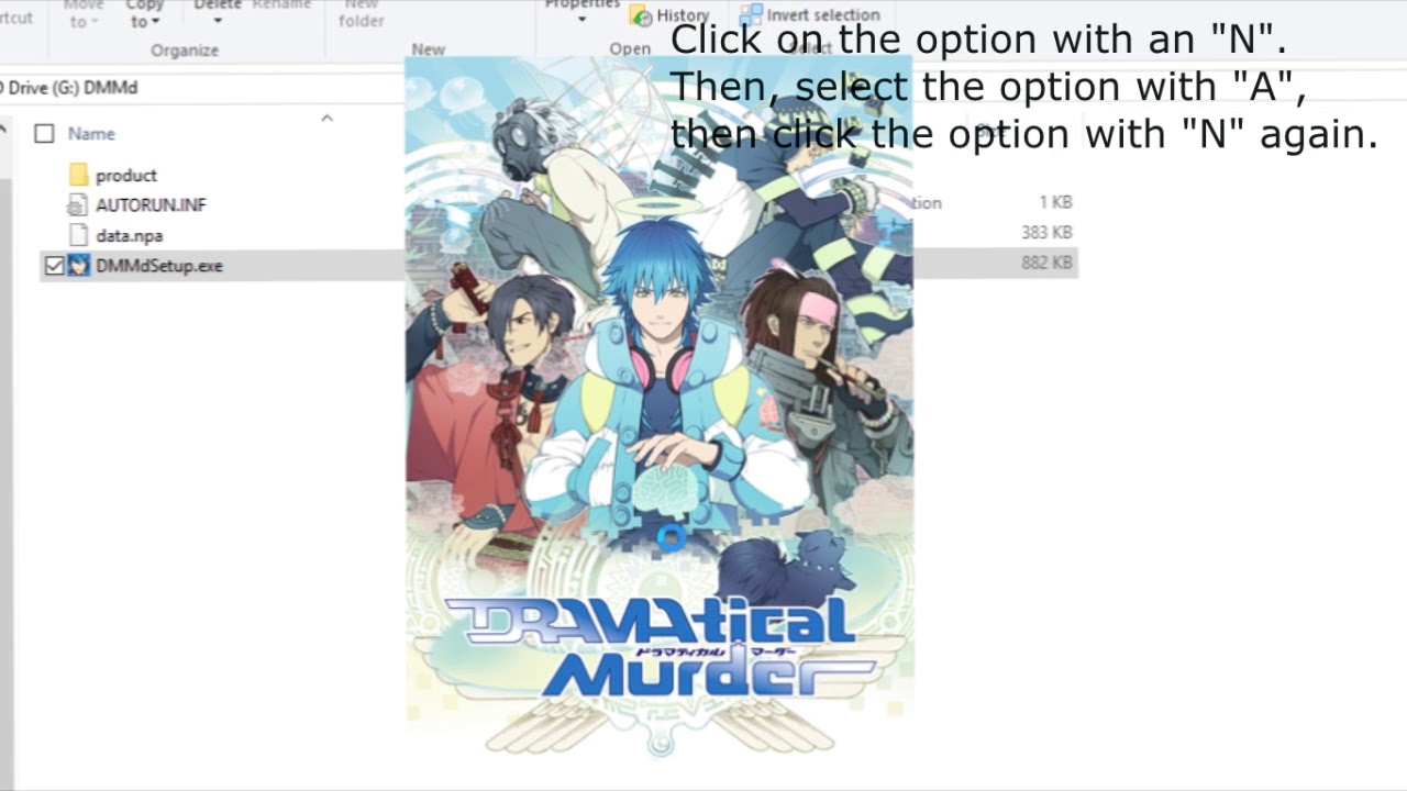 DRAMAtical Murder PC Installation