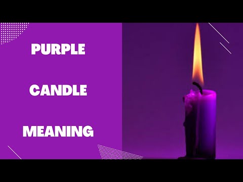 Purple Candle Meaning (Spiritual Symbol of Purple Candle)