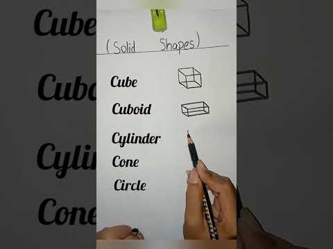 Solid shapes, shapes,3D shapes #shorts #youtubeshorts