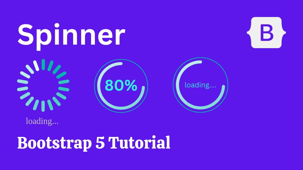 Spinners in Bootstrap 5- Funku Coder | Bootstrap 5 tutorial for beginners