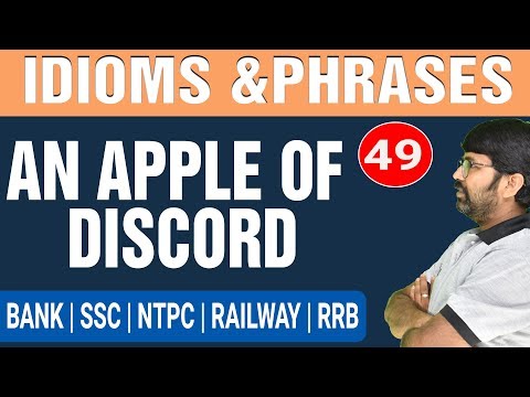 An Apple of Discord | Idioms and Phrases | Idioms and Phrases for BANK, IBPS/RRB PO, Railway, SSC