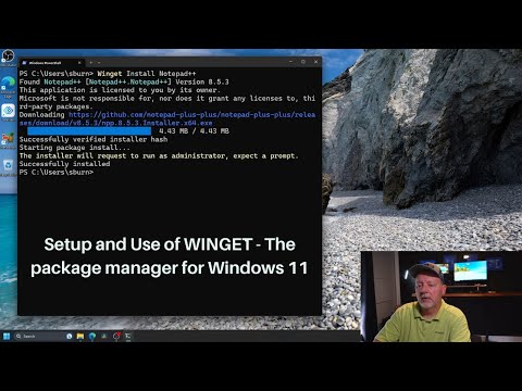 Setup and Use of the Winget Package Manager for Software Development on Windows 11 #Windows11
