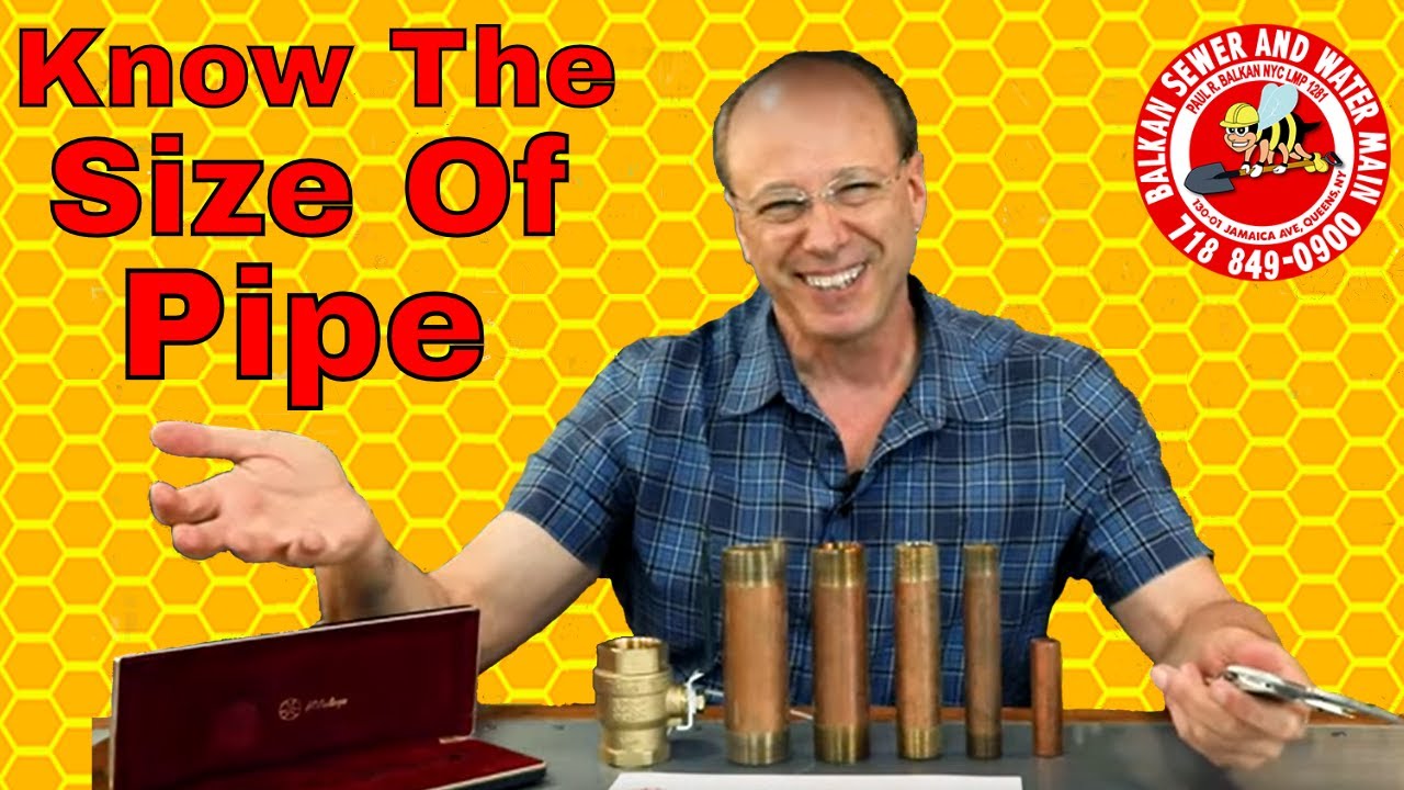 Measuring Size Of Pipe & Pipe Sizing Chart