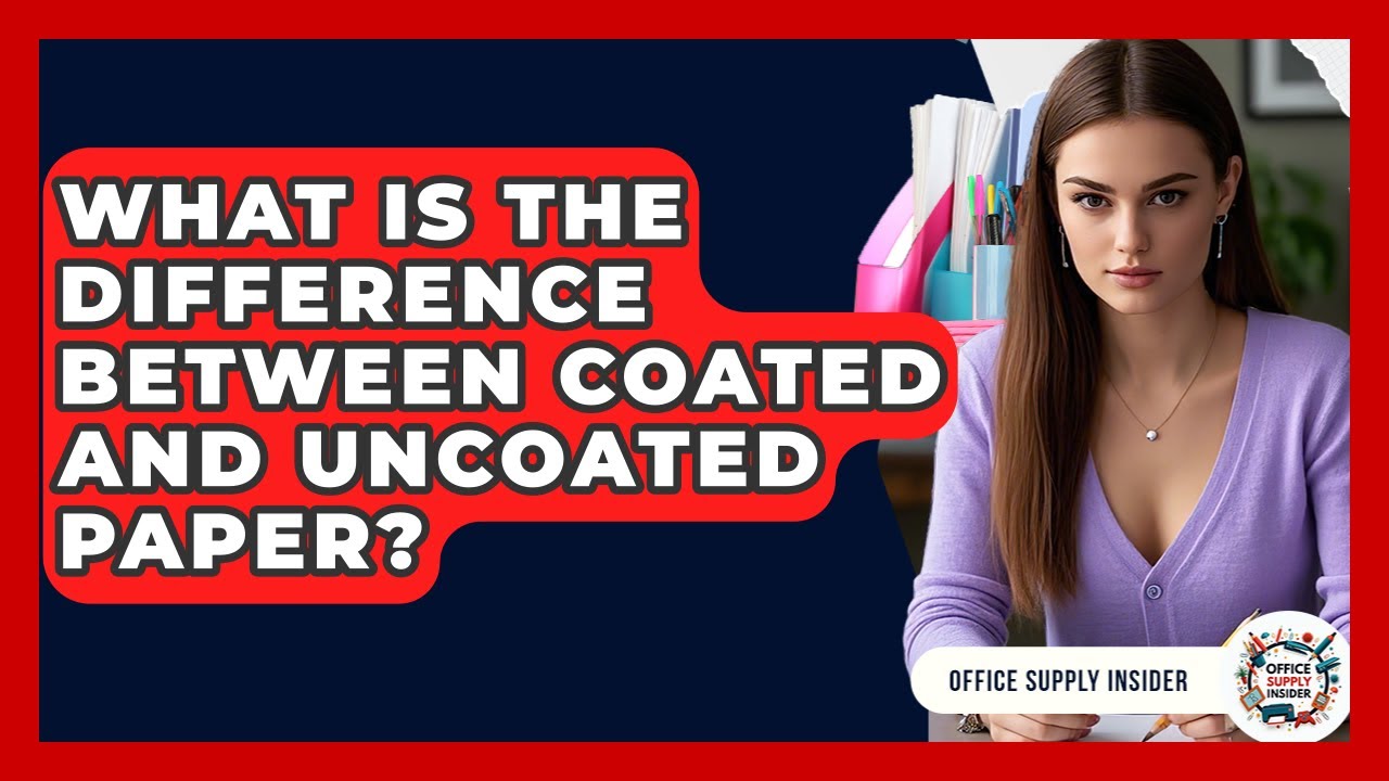What Is the Difference Between Coated and Uncoated Paper? | Office Supply Insider