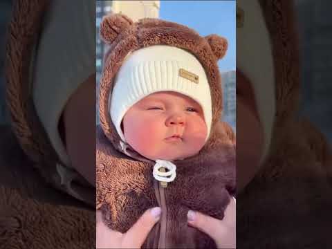 Baby bear onesie looks so CUTE! #momsoftiktok #babytok #winterbaby #babyonesie #christmas #cozybaby