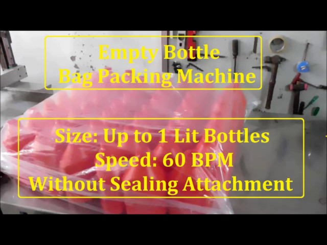 Empty Can Bagging & Packing Machine - Bottle Bag Packing Machine with ...