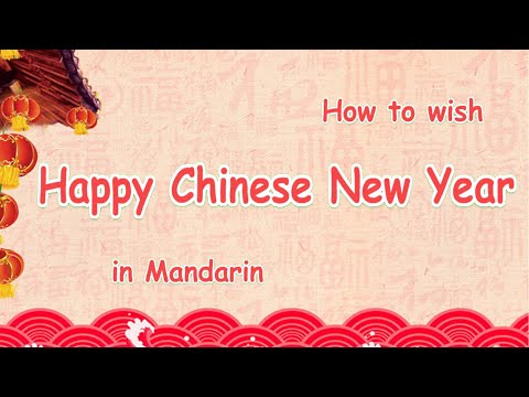 Learn Chinese Mandarin // How to greet Happy Chinese New Year // the Spring Festival 2020