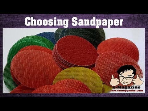What's the RIGHT sandpaper for woodworking? (Types, grits etc.)