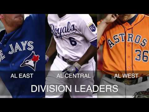 MLB Postseason division leaders and wild card