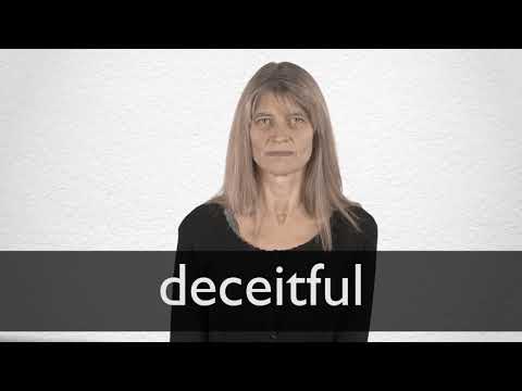 How to pronounce DECEITFUL in British English