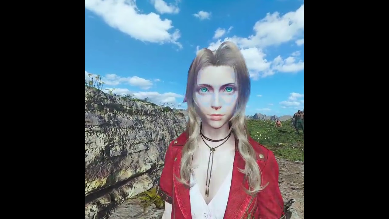 Final Fantasy VII Rebirth in UEVR - Tifa & Aerith 3D model quality inspection 