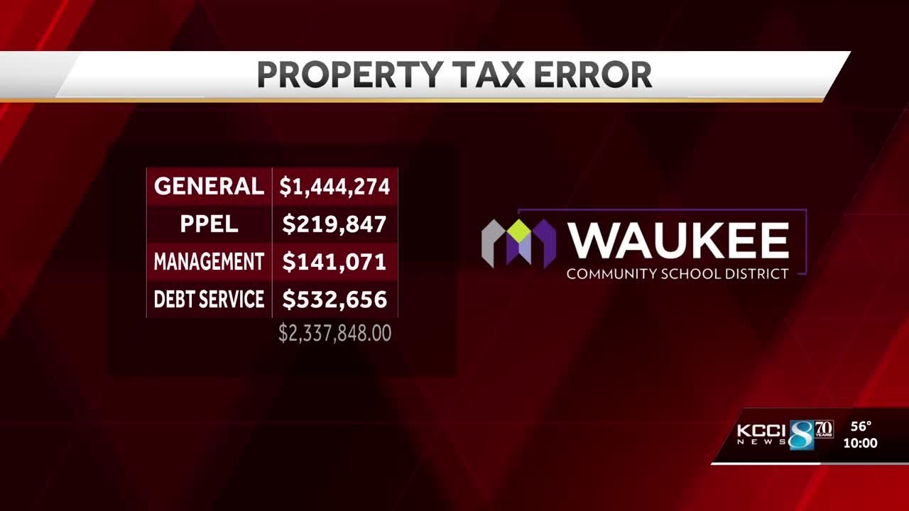 Waukee Community School District faces $2.3M loss due to property tax error