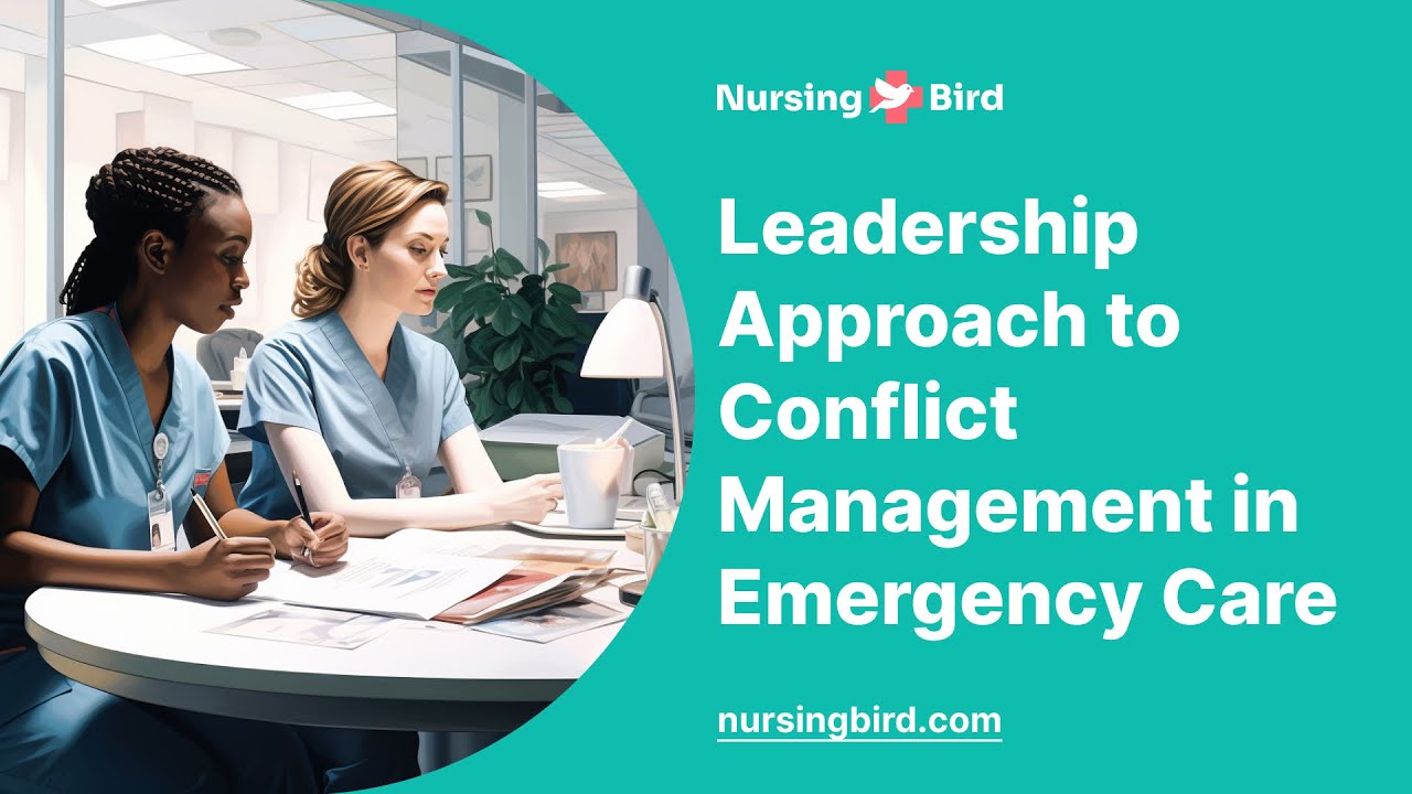 Leadership Approach to Conflict Management in Emergency Care - Essay Example