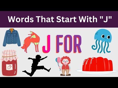 5 letter word starting with J | Preschool Learning Videos For Kids