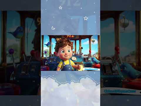 Trolley Number 9Β½ π | Magical Ride & Learning Fun! | 2025 New Kids Poem by Chime & Rhyme Crewπ¬