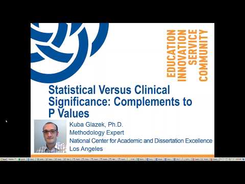 Statistical Versus Clinical Significance - Kuba Glazek, Ph.D.