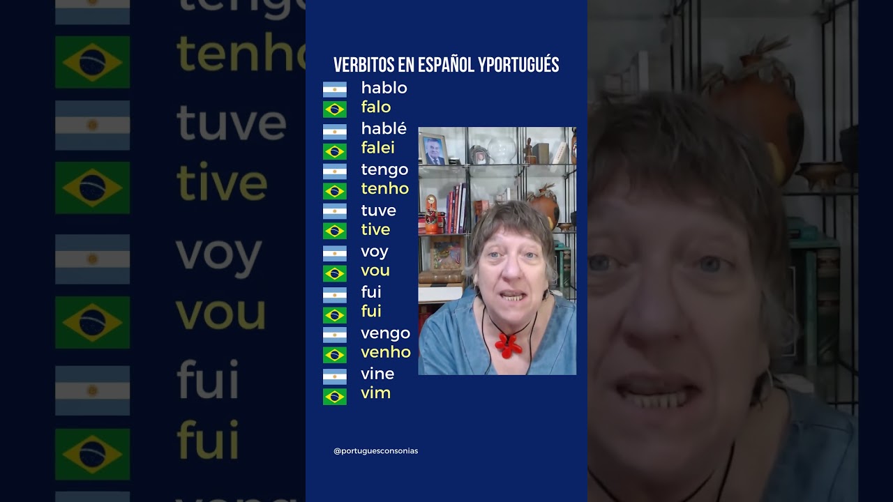 VERBOS EN PORTUGUÉS DE BRASIL #clasesdeportugues #aprendeportugues #portugueselessons
