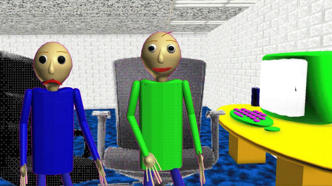 Baldi And Badsum React To A Video (Prisma3d)