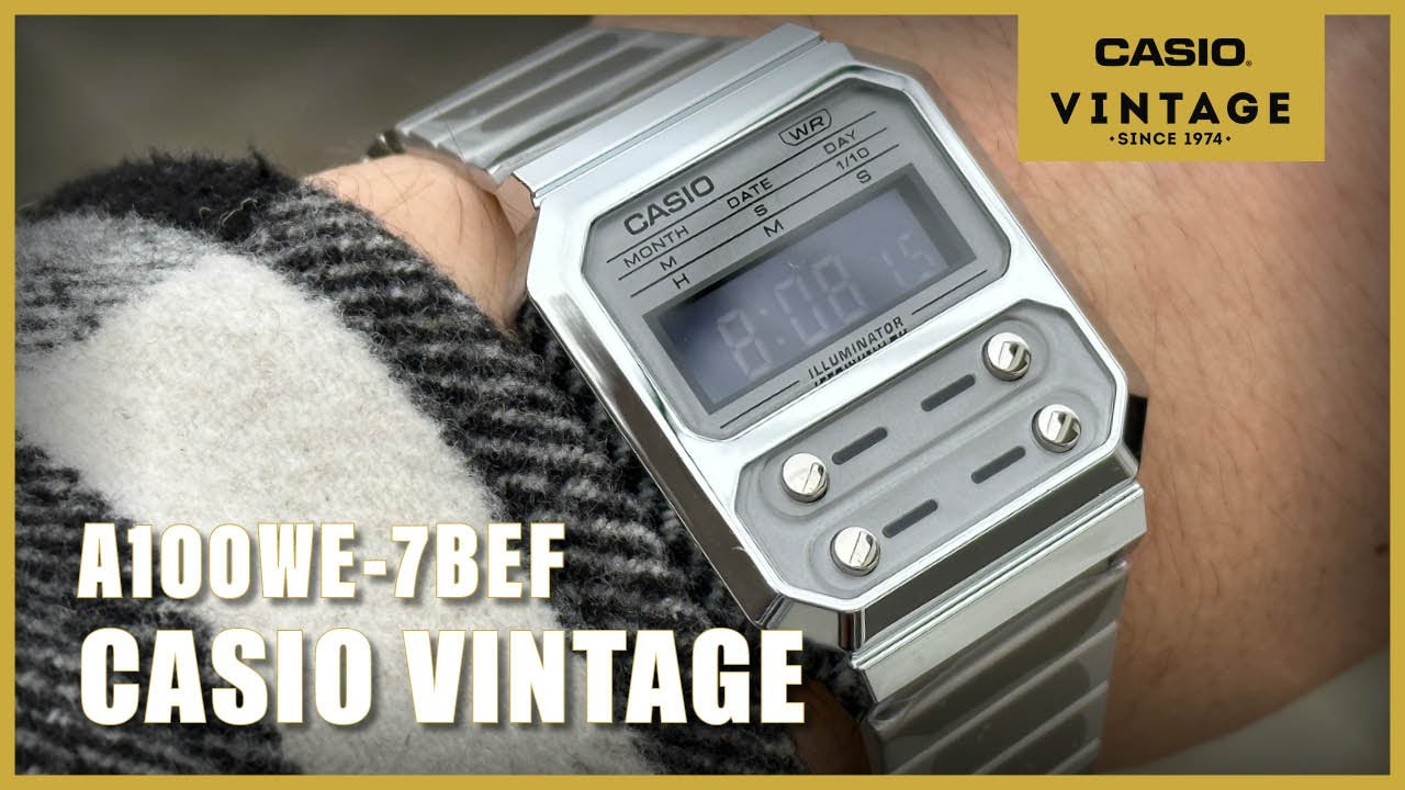 Unboxing The Casio Vintage A100WE-7BEF