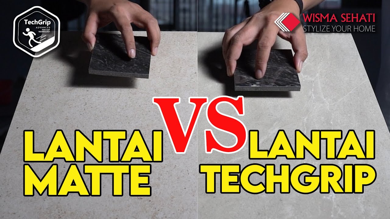 LANTAI MATTE VS SEHATI KIEL TECHGRIP MENANG MANA? | Wisma Sehati