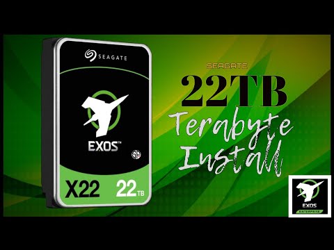 Installing the Seagate Exos X22 22TB Hard Drive: Step-by-Step Guide