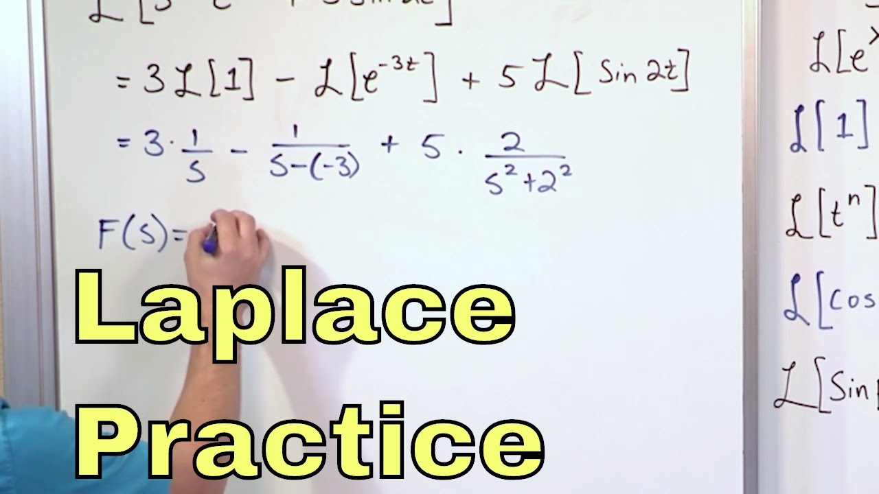 06 - Practice Calculating Laplace Transforms, Part 2