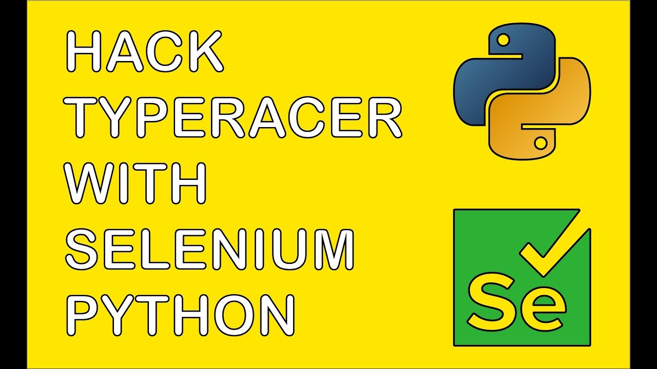 Hack typeracer with Selenium