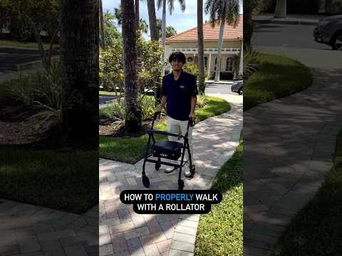 Step-by-Step: Proper Rollator Use!