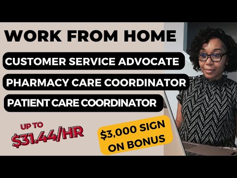 3 HEALTHCARE WORK FROM HOME JOBS | PAYING UP TO $31.44/HR | $3,000 SIGN ON BONUS | NO DEGREE REQUIRE